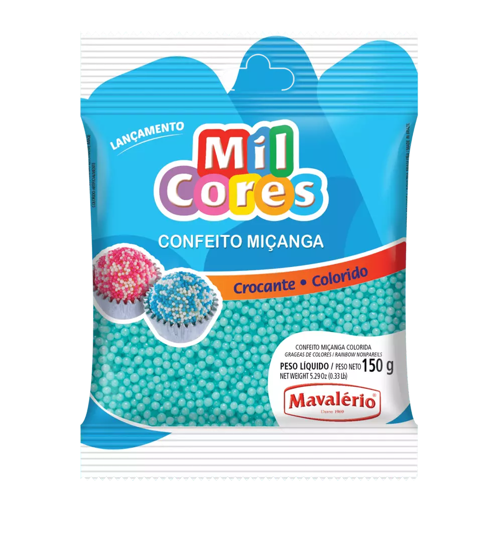 CONFEITO MIÇANGA AZUL Nº0 MAVALÉRIO 150g - MM FESTA | Loja Virtual ...